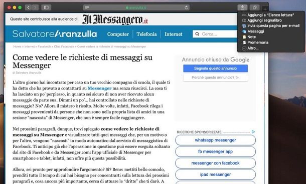 Come inviare un link via email | Salvatore Aranzulla