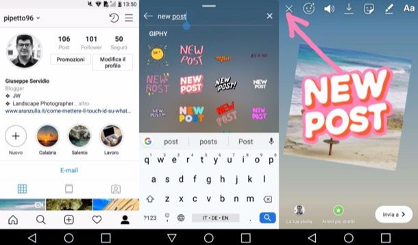 Come mettere New Post su Instagram | Salvatore Aranzulla