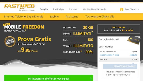 Come attivare SIM Fastweb | Salvatore Aranzulla