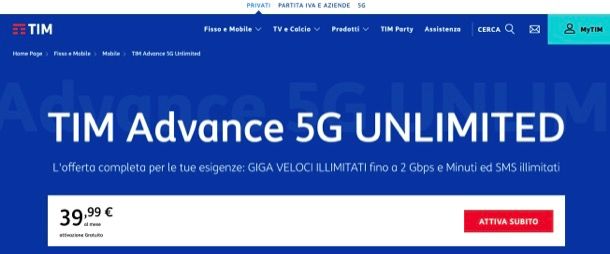 Offerte Passa a TIM | Salvatore Aranzulla