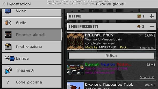 Come mettere le mod su Minecraft PE | Salvatore Aranzulla
