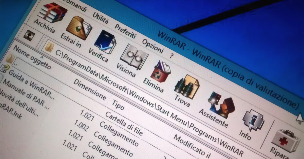 WinRAR gratis | Salvatore Aranzulla