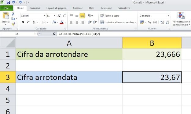 Come arrotondare in Excel | Salvatore Aranzulla