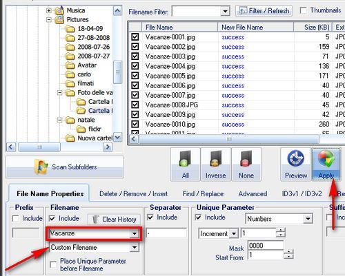 Come rinominare una serie di file | Salvatore Aranzulla