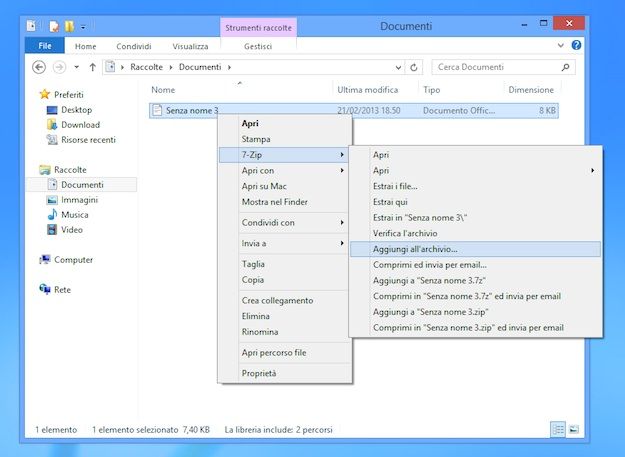 Come zippare un file Word | Salvatore Aranzulla